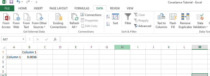 How to Calculate Covariance in Excel – Wisesheets Blog How to Calculate Covariance in Excel – Wisesheets Blog